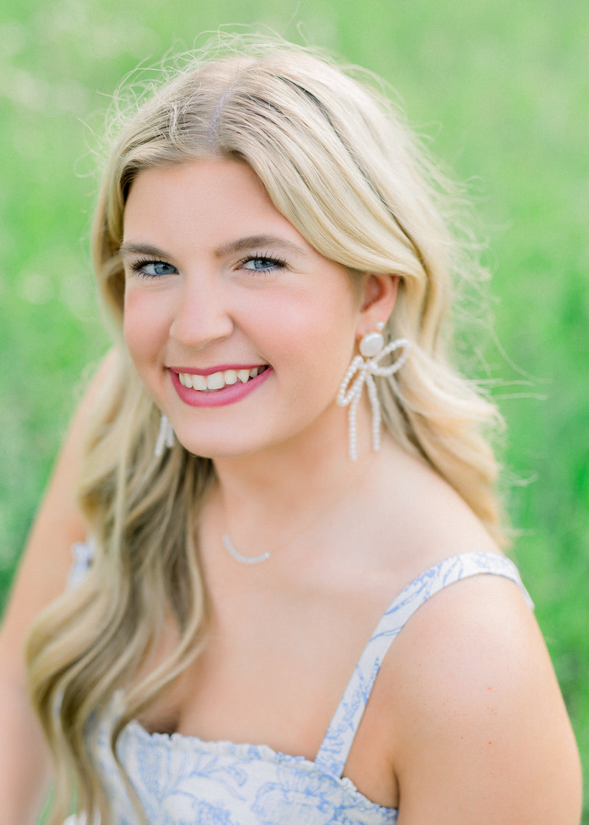 Pearl + Large 2 Loop Pearl Bows – Vivian Drew